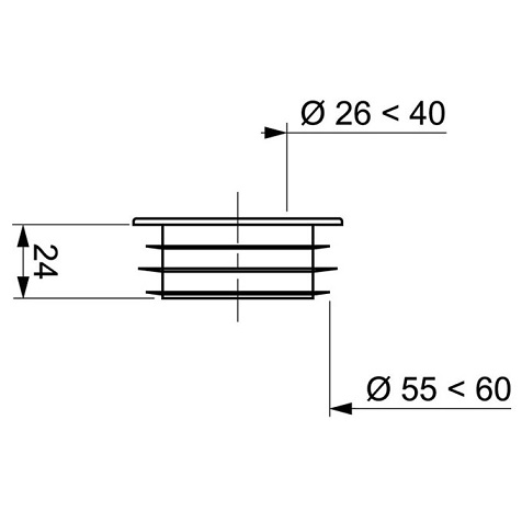 Wirquin WC Internal Flush Cone -Kingsway Plumbing